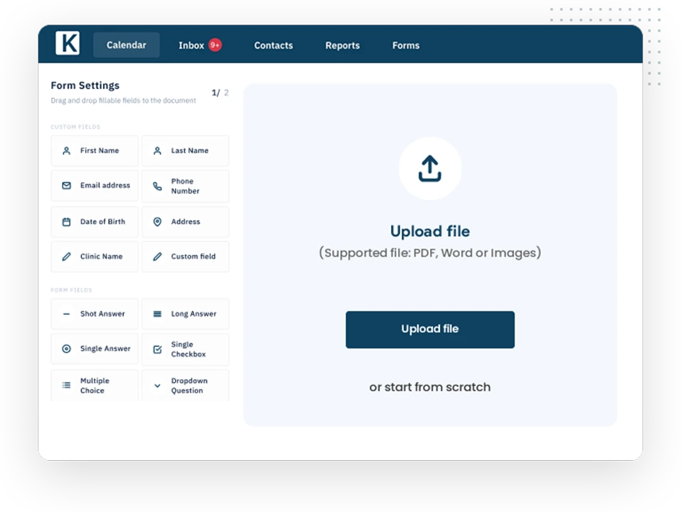 Streamlined Patient Intake Forms | Patient Intake Software | KloudMD